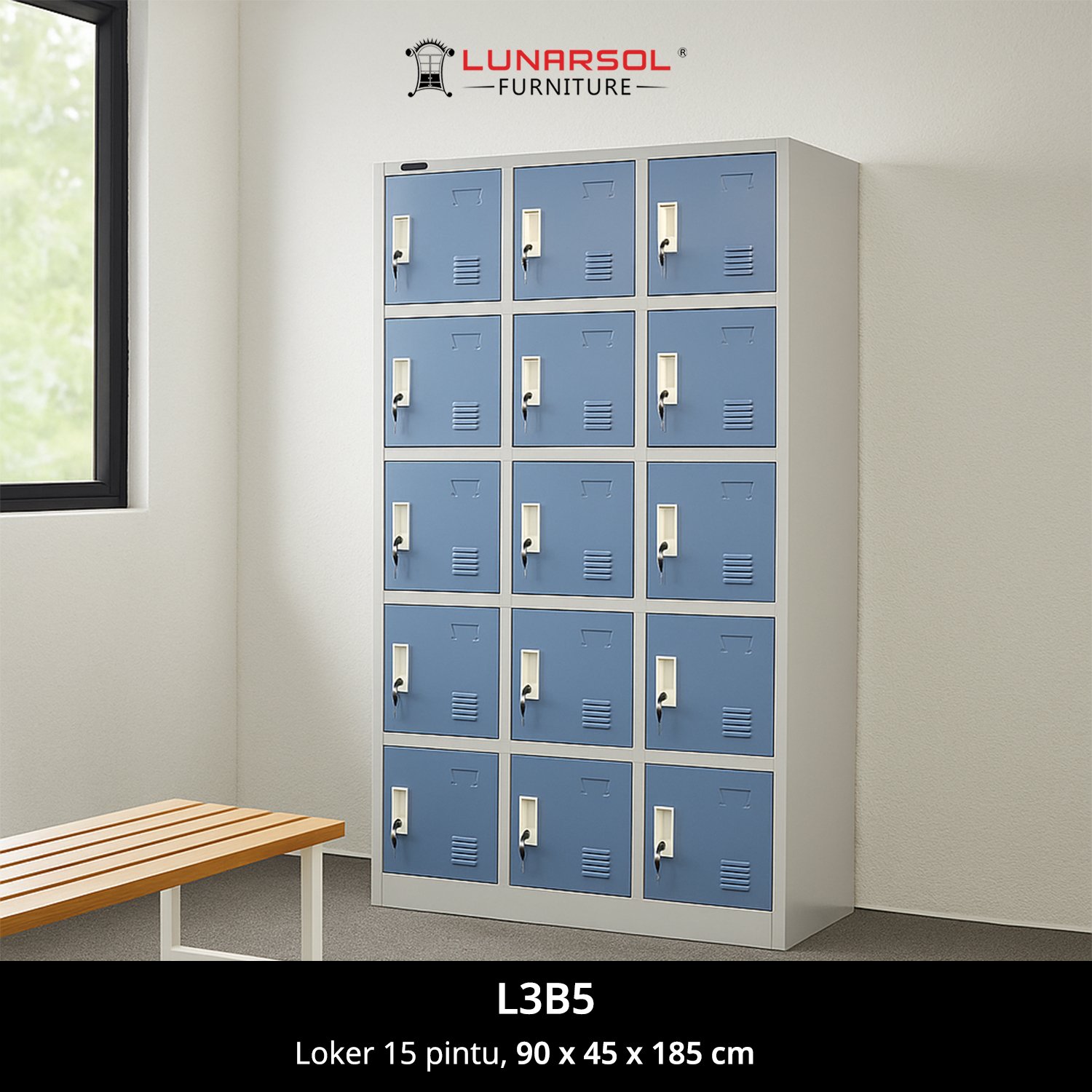 Lunarsol Locker | Loker Staff | Loker Kantor | Loker Pabrik L3B5 ...